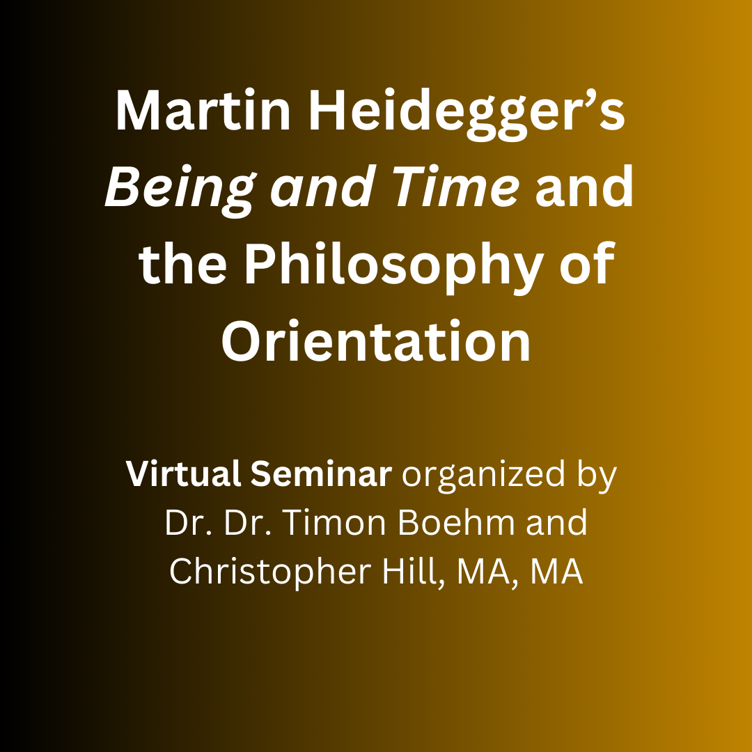 New Seminar on Heidegger & Stegmaier - orientation-philosophy.com